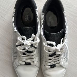 MICHAEL Michael Kors | Shoes | Michael Kors Ladies Leather Snickers ...